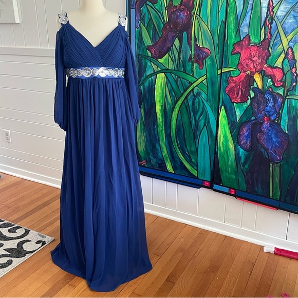 Ever Pretty | Dresses | Just In Cobalt Blue Goddess Dress Evening ...